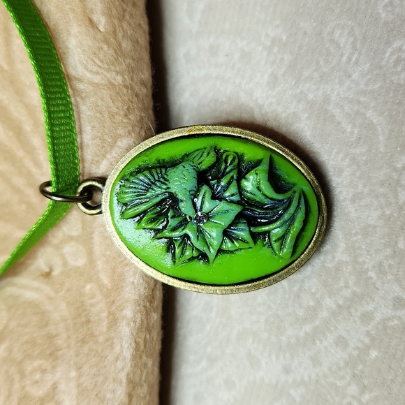 Hand Crafted | Jewelry | Handmade Hummingbird Polymer Clay Pendant W ...
